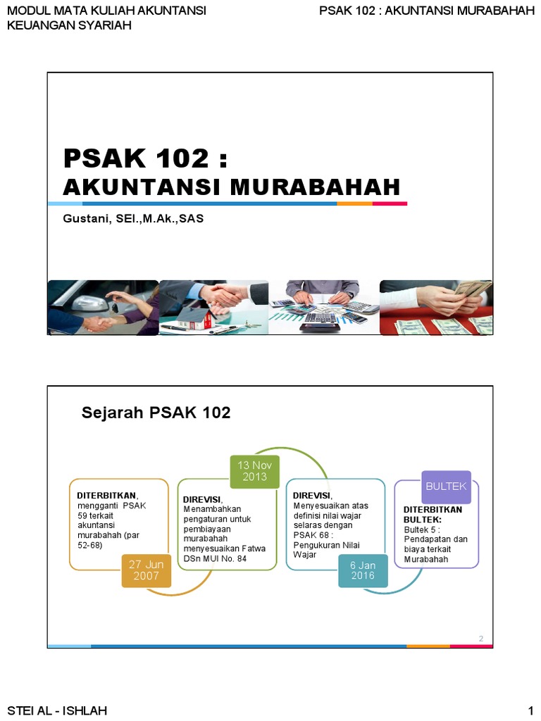 PSAK 102 Akuntansi Murabahah | PDF