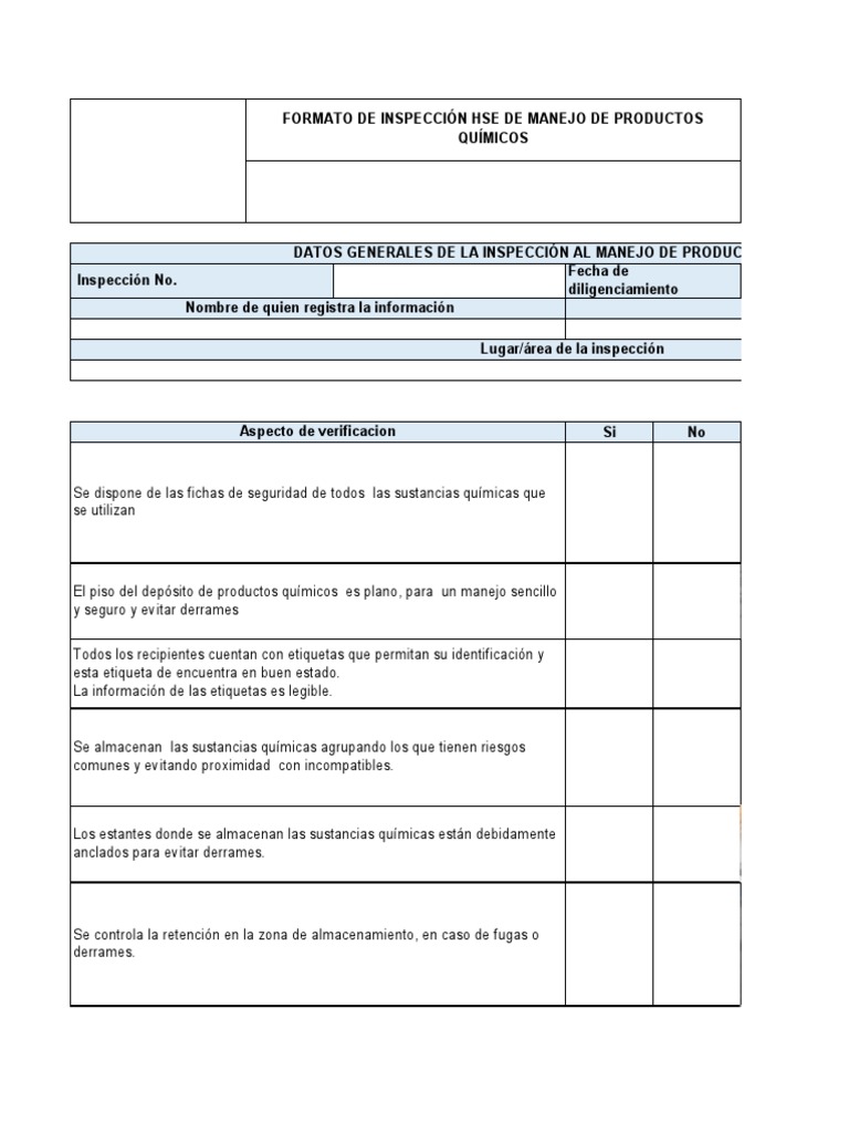 Formato Sustancias Quimicas | PDF | Productos quimicos | Science