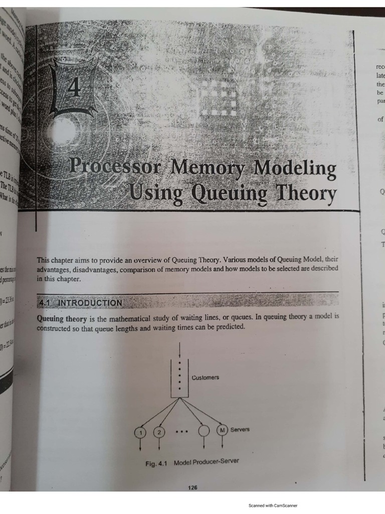 Ch 4 Processor Memory Modeling Using Queuing Theory Pdf Inputoutput Applied Mathematics