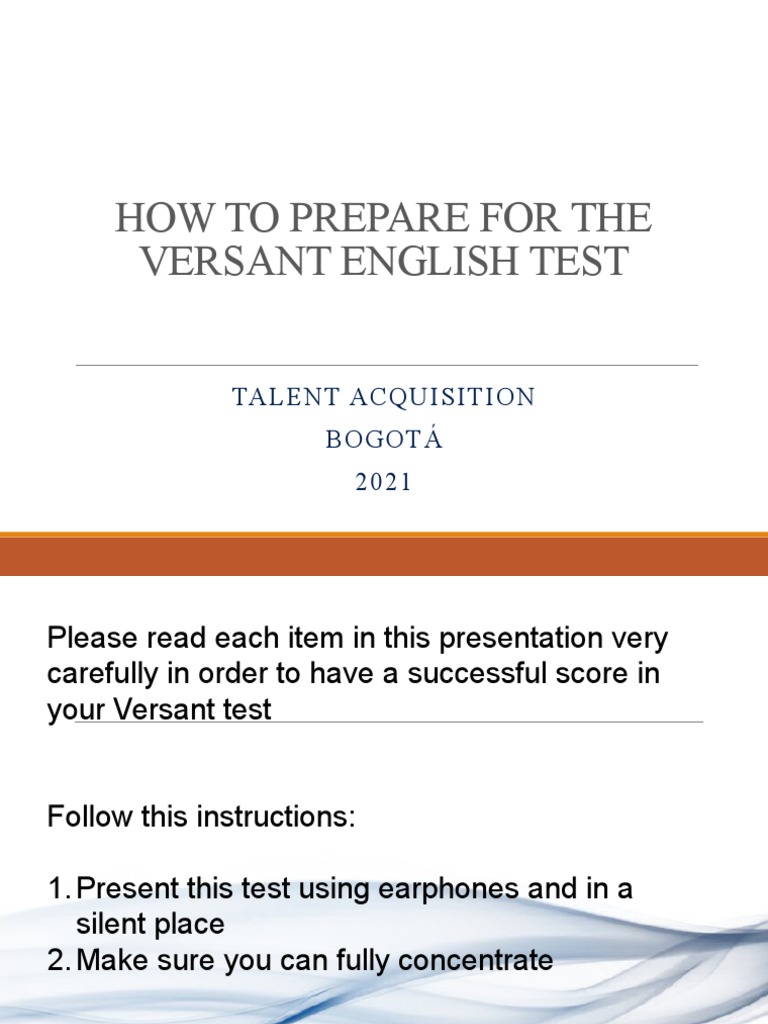 How To Prepare For The Versant English Test: Talent Acquisition Bogotá ...