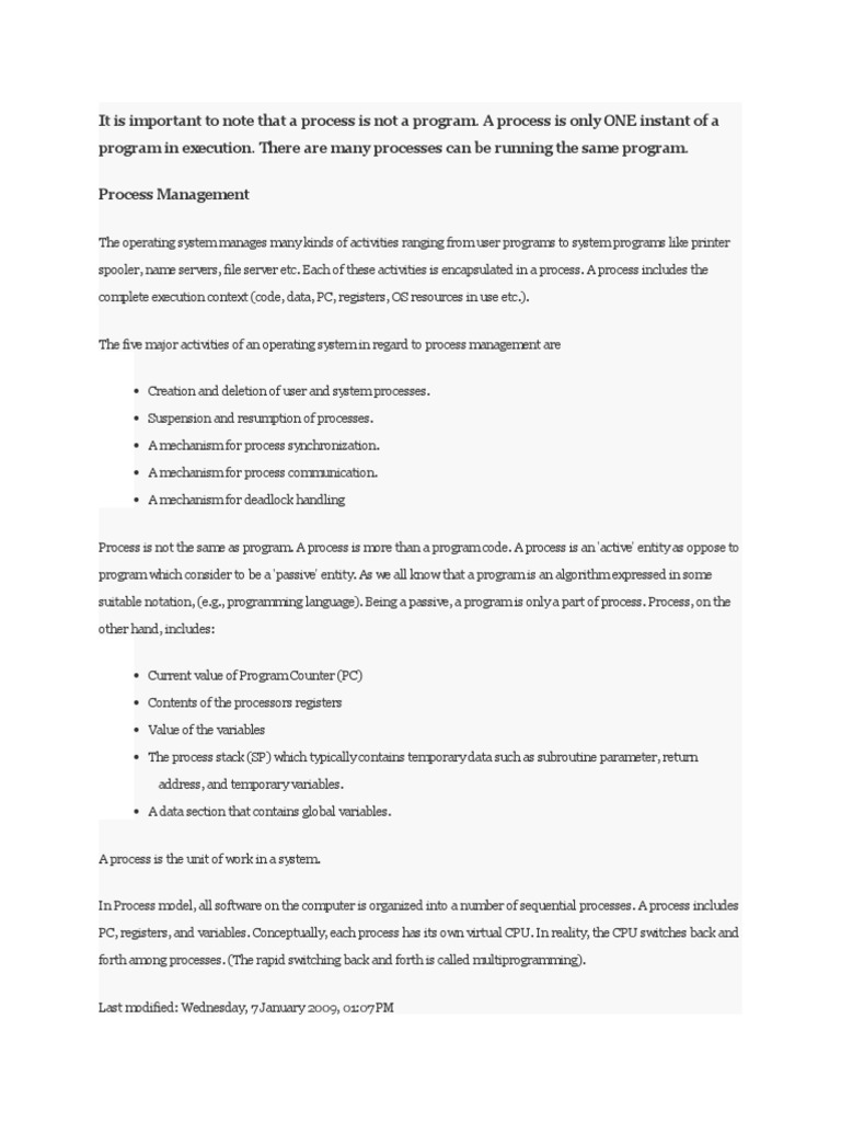 Operating Systems 2011 Pdf Thread Computing Process Computing