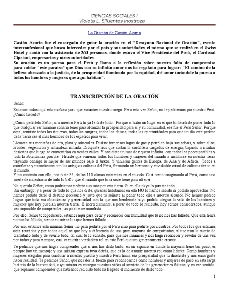 Modulo CC - Ss.i | PDF | Perú | Science