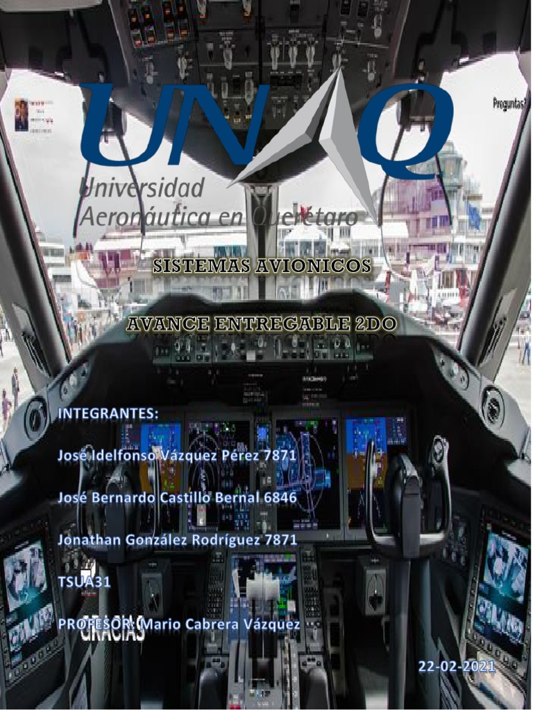 Entregable Del 2do Parcial Sistemas Aviónicos Avance | PDF | Tecnología