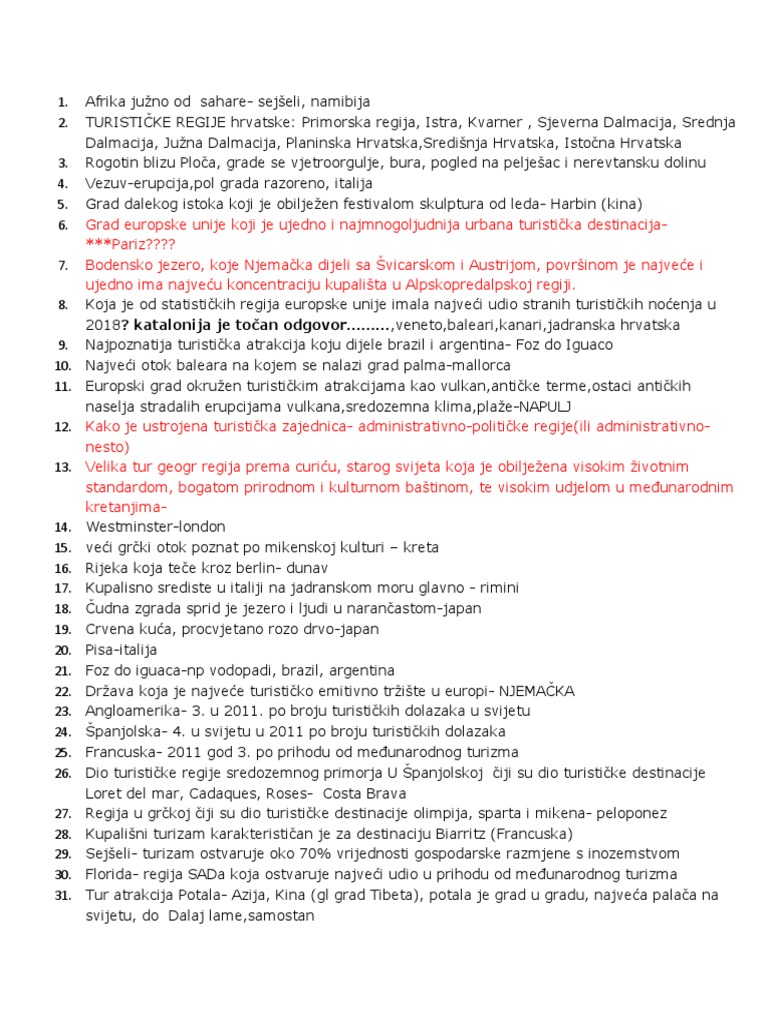 GEOGRAFIJA Glavna Skripta | PDF