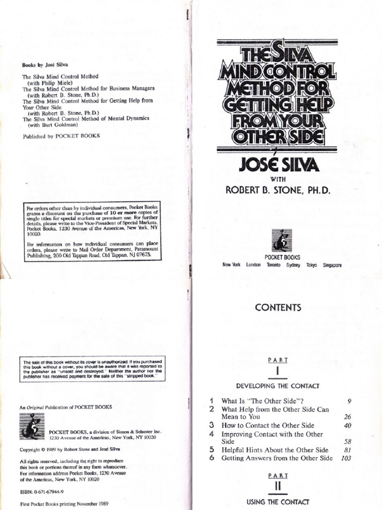 The Silva Mind Control Method Vol 01 | PDF