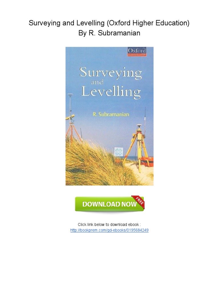 (R752.Book) Download PDF Surveying and Levelling (Oxford Higher ...