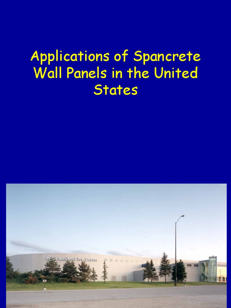 Applications of Spancrete Wall Panels in The United States | PDF