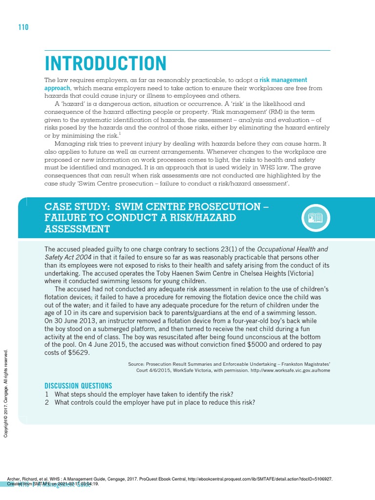 WHS A Management Guide - (Introduction) | PDF | Occupational Safety And ...