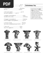 Identifying Aliens With A Dichotomous Key | PDF