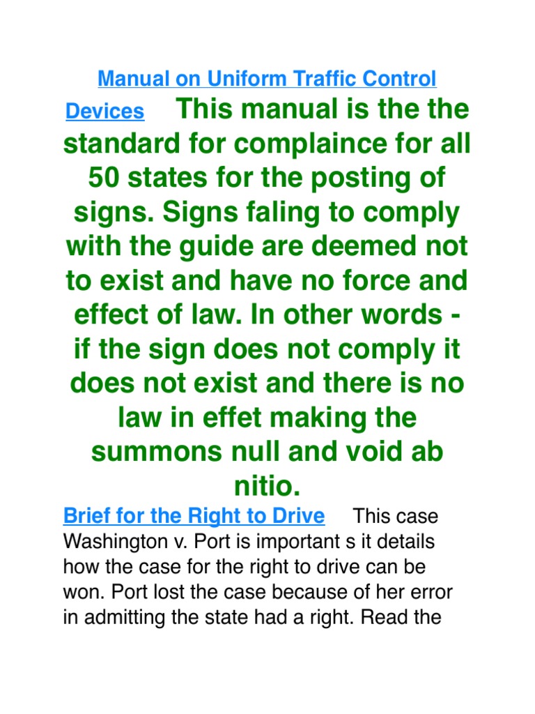 Right To Travel Brief | PDF | Fourteenth Amendment To The United States ...