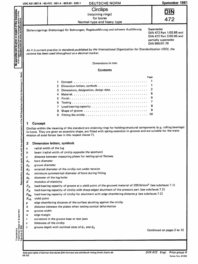 Din 472 | PDF