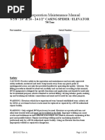 NOV - Rotary Slips Manual | PDF | Pipe (Fluid Conveyance) | Elevator