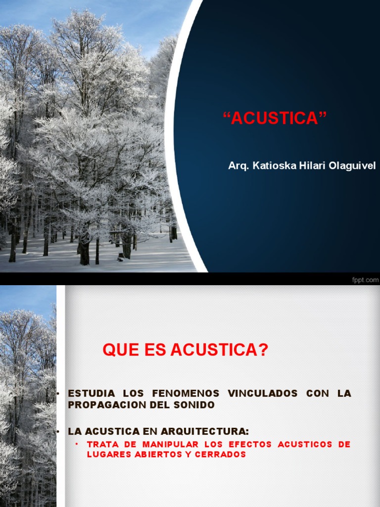 Fundamentos de Acústica en Arquitectura | PDF | Arte