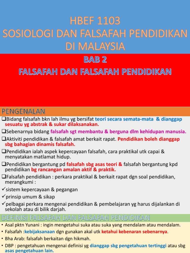 Hbef 1103 Topik 2 | PDF