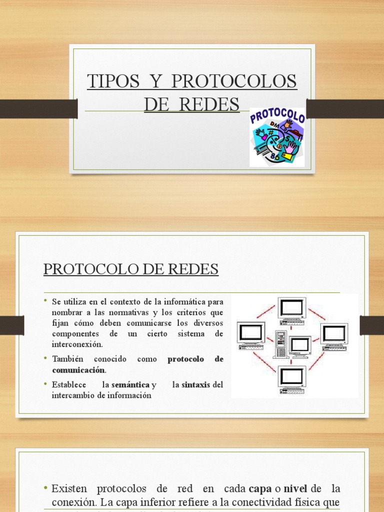 Tipos y Protocolos de Redes | PDF | Protocolo de transferencia de ...