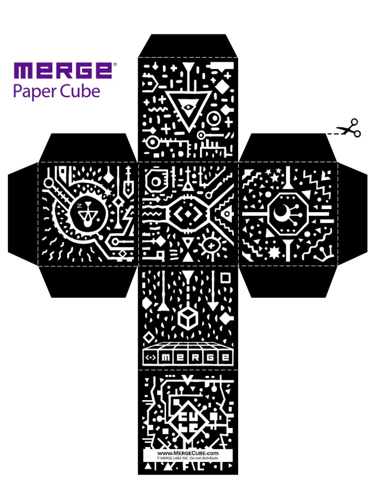 Paper Cube: © MERGE LABS INC. Do Not Distribute | PDF