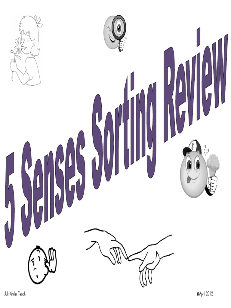 Five Senses SortingChartActivity | PDF
