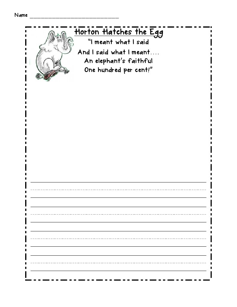 Horton Hatches The Egg | PDF