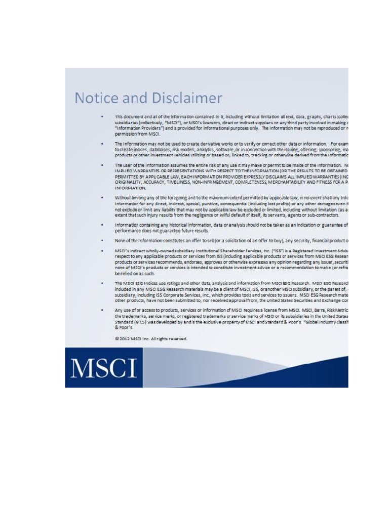 Bloomberg Ticker List | PDF | Msci | Index (Economics)