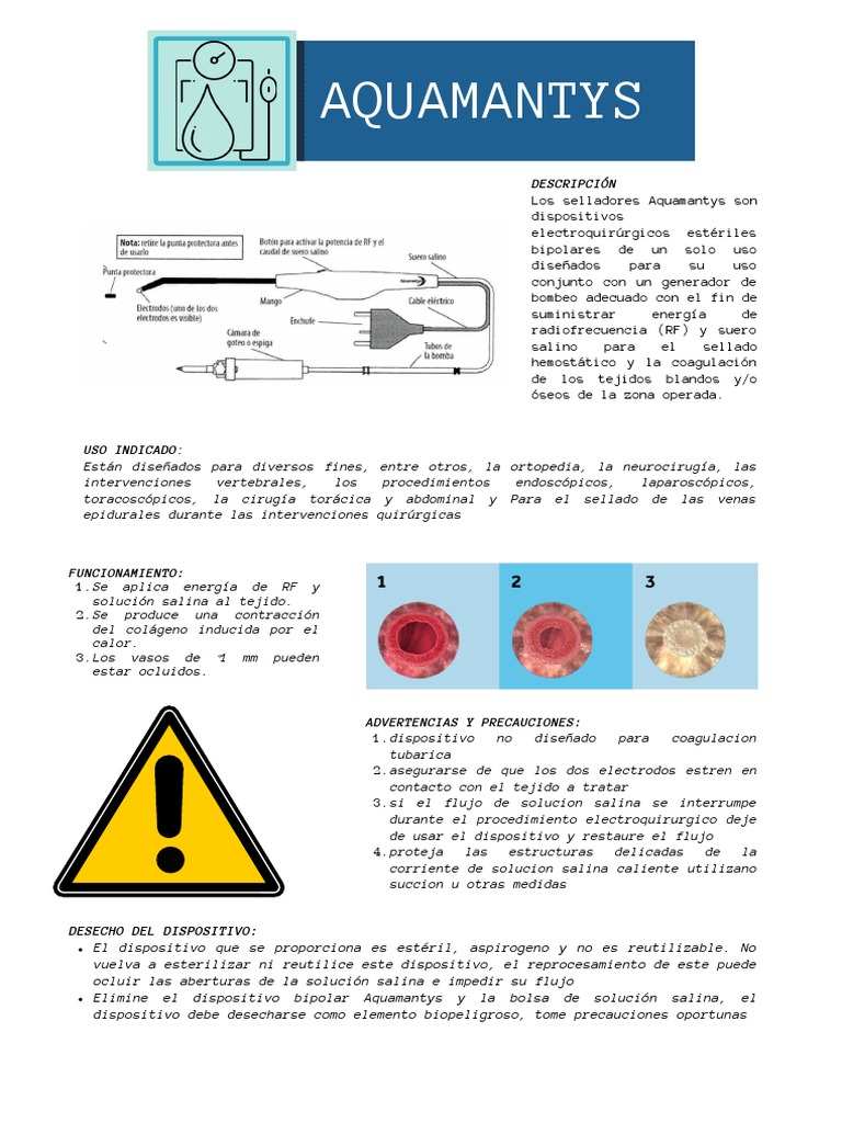 Aquamantys | PDF | Especialidades Medicas | Medicina CLINICA