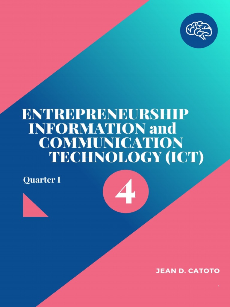 Epp 4 Module (1st Quarter) - Entrep-Ict | PDF