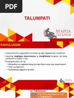Rubrik para Sa Talumpati | PDF