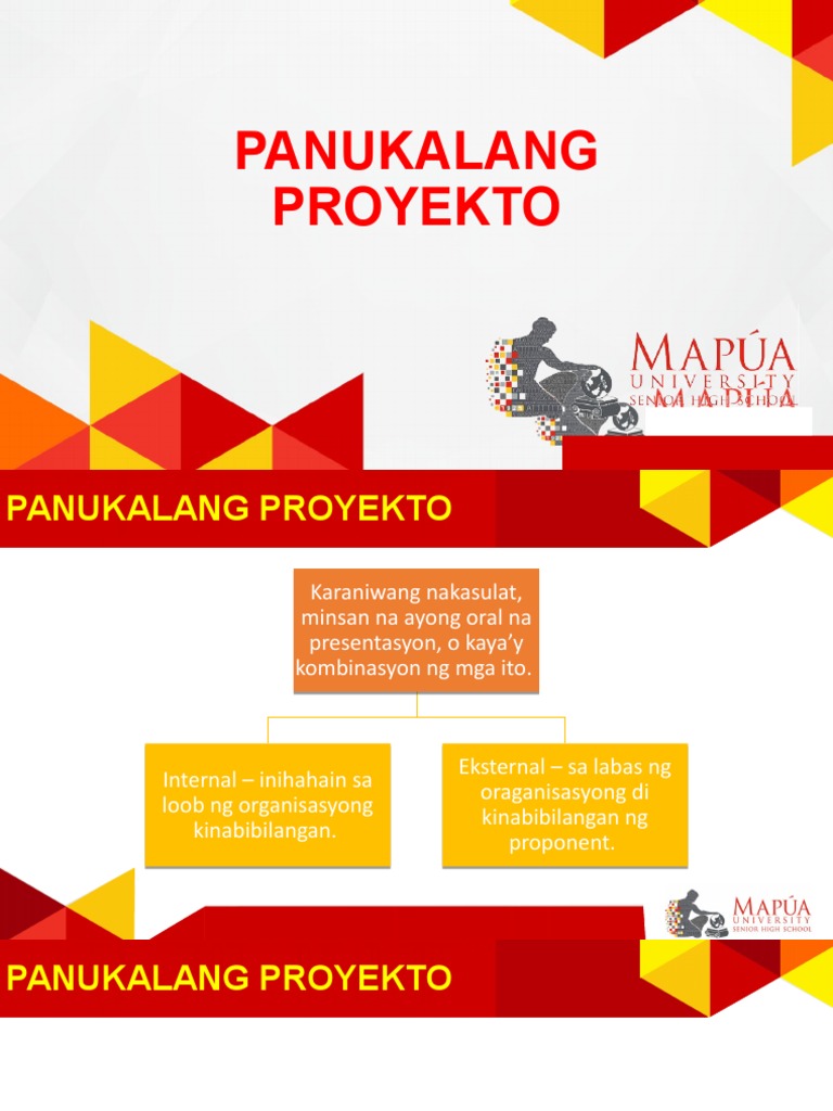 FIL03 - CO3.1 Panukalang Proyekto | PDF