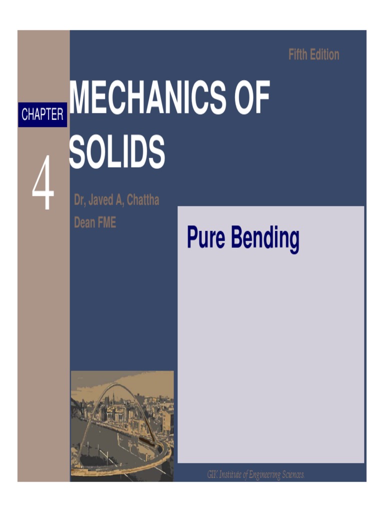 Mechanics of Solids: Pure Bending | PDF | Bending | Stress (Mechanics)
