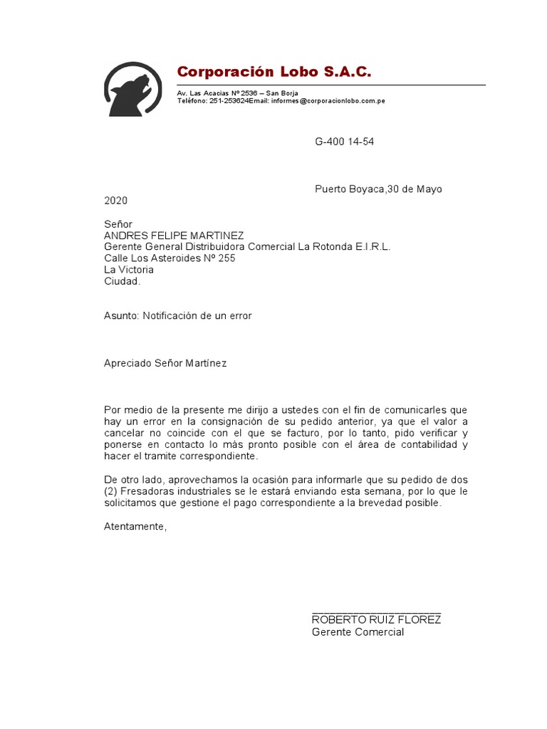 Carta Estilo Bloque | PDF
