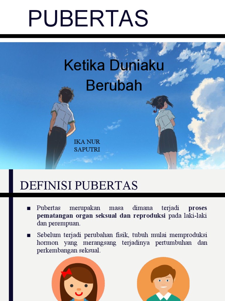 Pubertas Ibu Ika Nur | PDF | Pengembangan Diri | Kesehatan Holistik