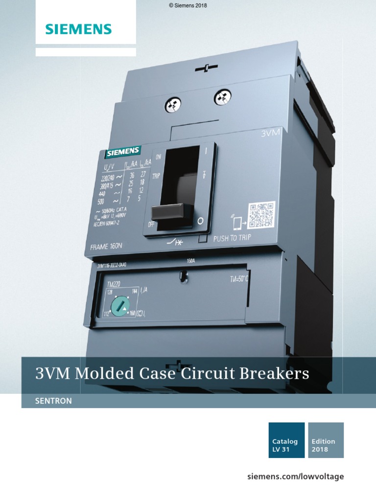 3VM Molded Case Circuit Breakers Catalog LV 31 - Catalog 2018 11 01 EN ...