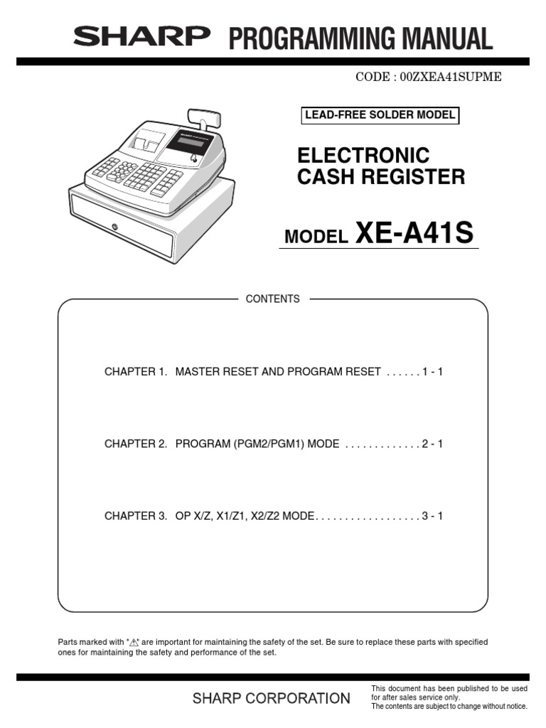 Electronic Cash Register Programming-Manual | PDF | Universal Product ...