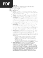 Bar Prep - Outline - Contracts - Short | PDF | Assignment (Law) | Offer ...