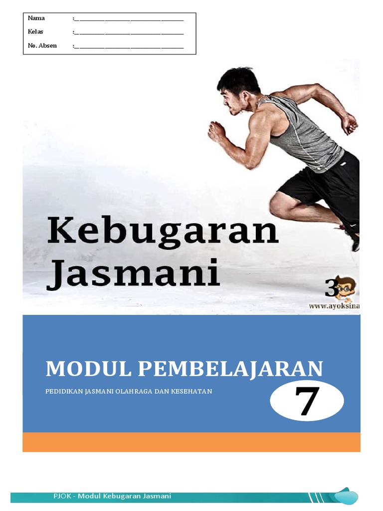 PJOK - Modul 12 - Kebugaran Jasmani 3 | PDF | Kesehatan Holistik