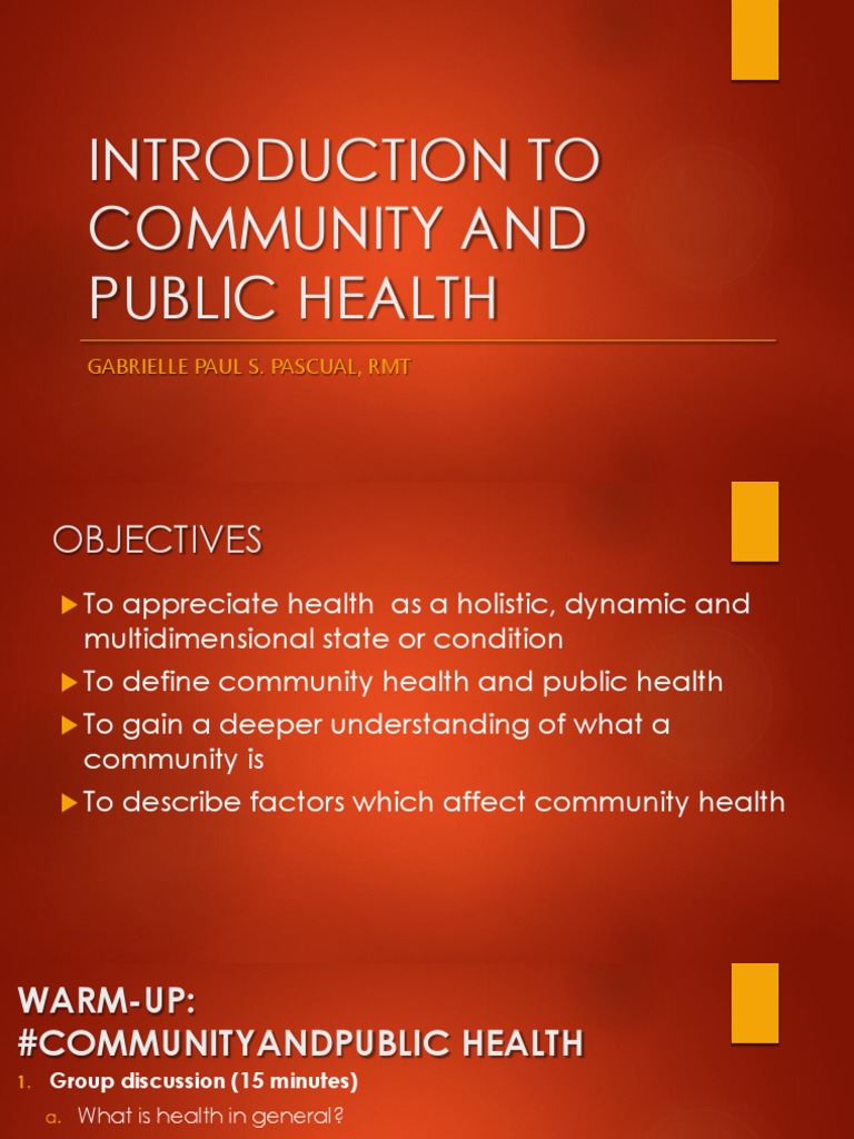 Introduction To CPH | PDF | Community | Psychological Concepts