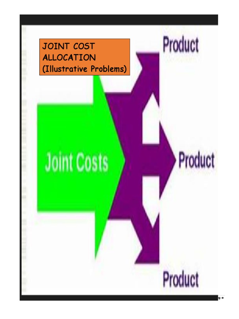 Joint Cost Allocation Methods Explained | PDF | Sales | Prices