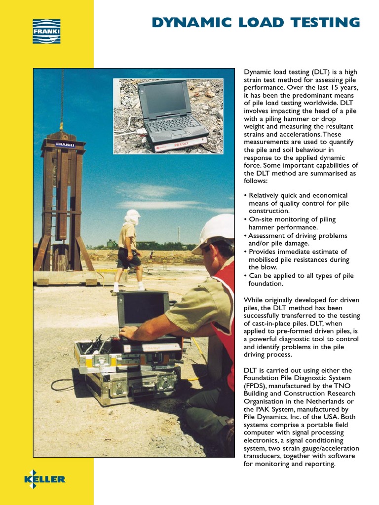 Dynamic Load Test | PDF | Deep Foundation | Waves