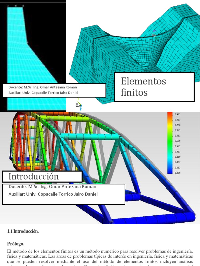 Cap1 Introducción | PDF | Método de elementos finitos | Matriz ...