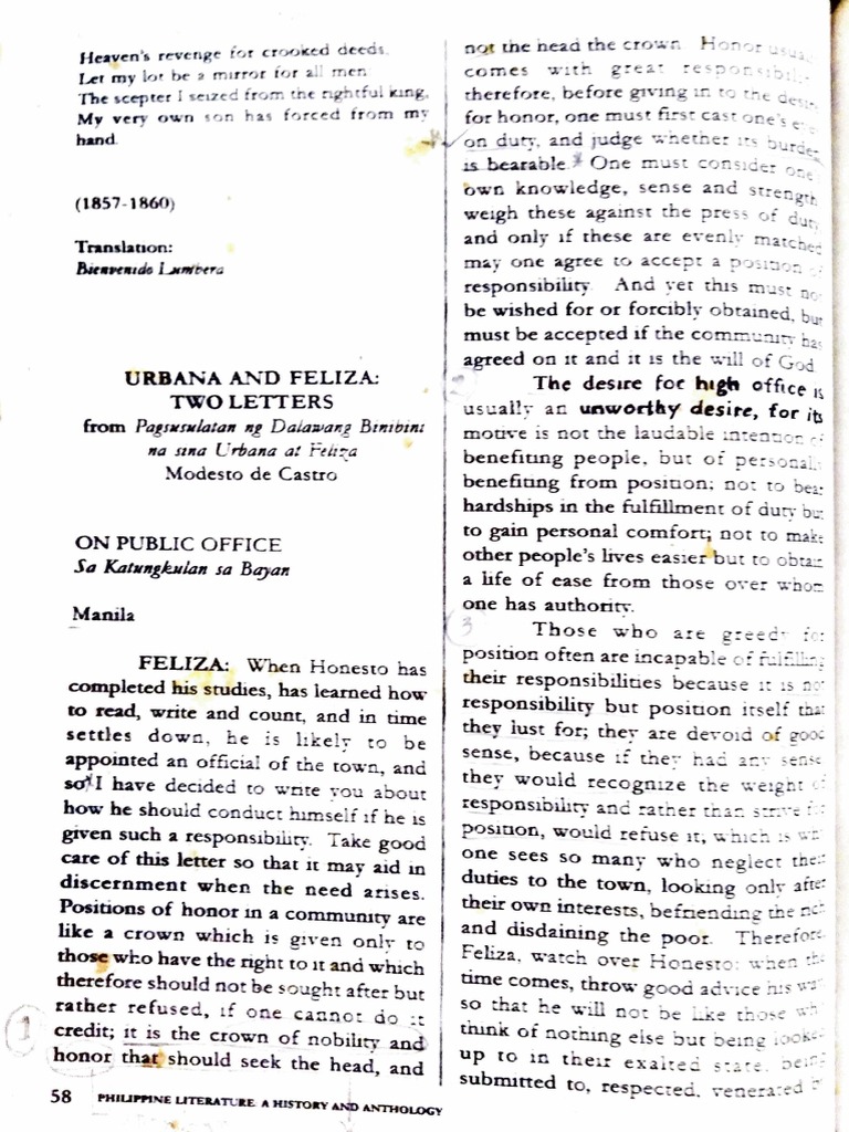 Urbana and Feliza by Modesto de Castro | PDF | Foods