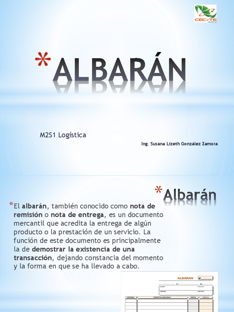 ALBARÁN | PDF