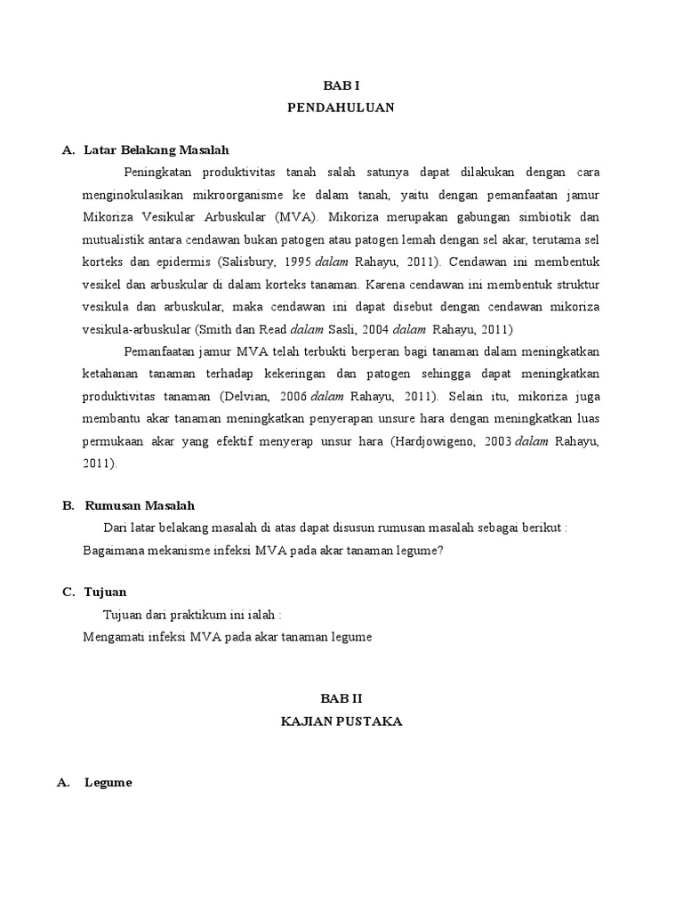 Cendawan MVA (Mikoriza Vesikular Arbuskular) | PDF Cendawan MVA (Mikoriza Vesikular Arbuskular) | PDF