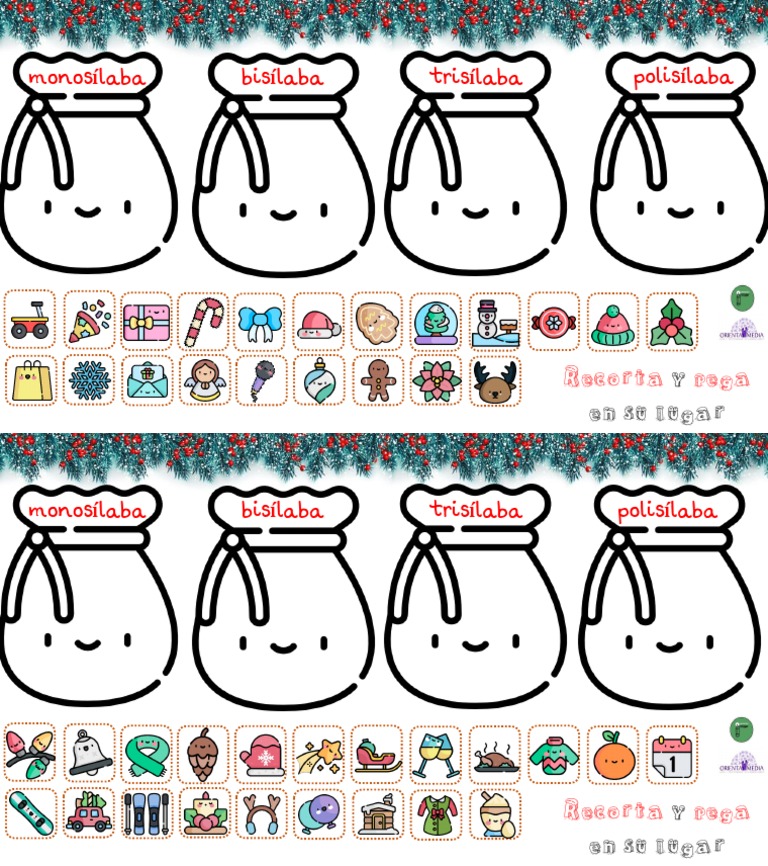 Silabas Navidenas | PDF