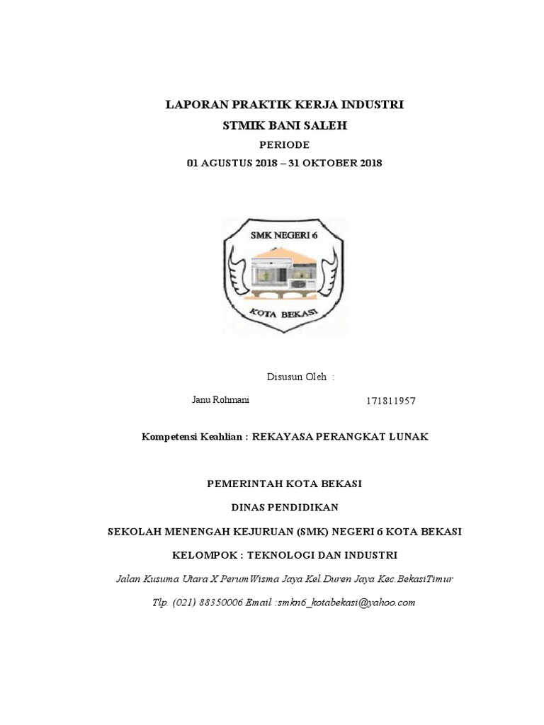 Laporan PKL JANU | PDF