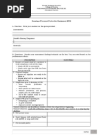 3.05 Endoscope Reprocessing Competency Checklist | PDF | Endoscopy ...
