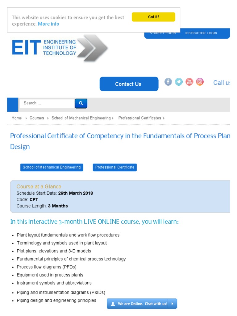 Professional Certificate of Competency in The Fundamentals of Process ...