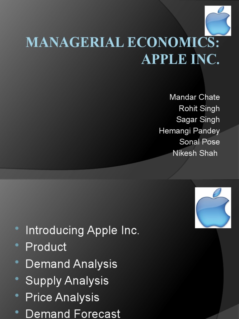 Apple Inc. Economic Analysis | PDF