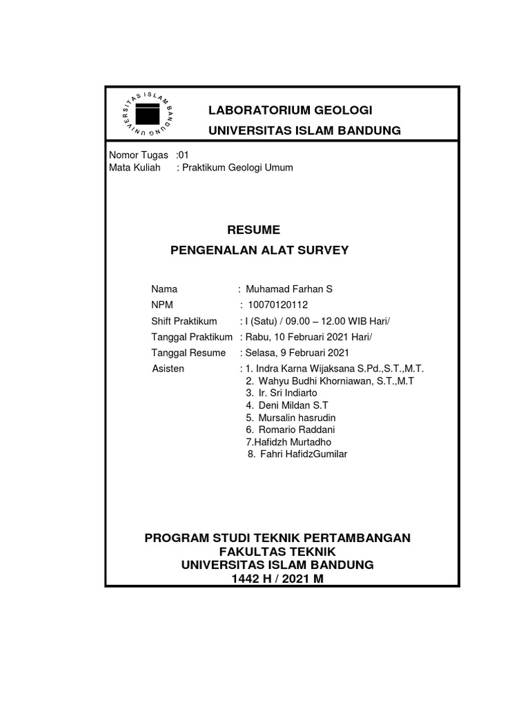Pengenalan Alat Survey | PDF | Sains & Matematika