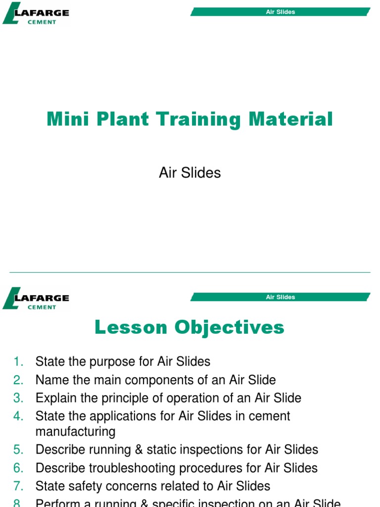 Air Slides PPT 2004-11-08 DGL | PDF | Chemical Engineering | Applied ...