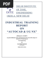 Internshala Report On AutoCAD | PDF | Auto Cad | Circle
