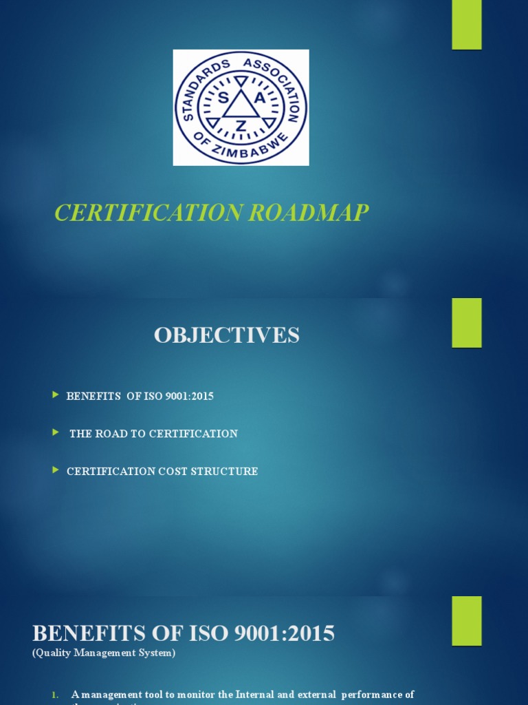 Certification RoadMap | Download Free PDF | Iso 9000 | Audit